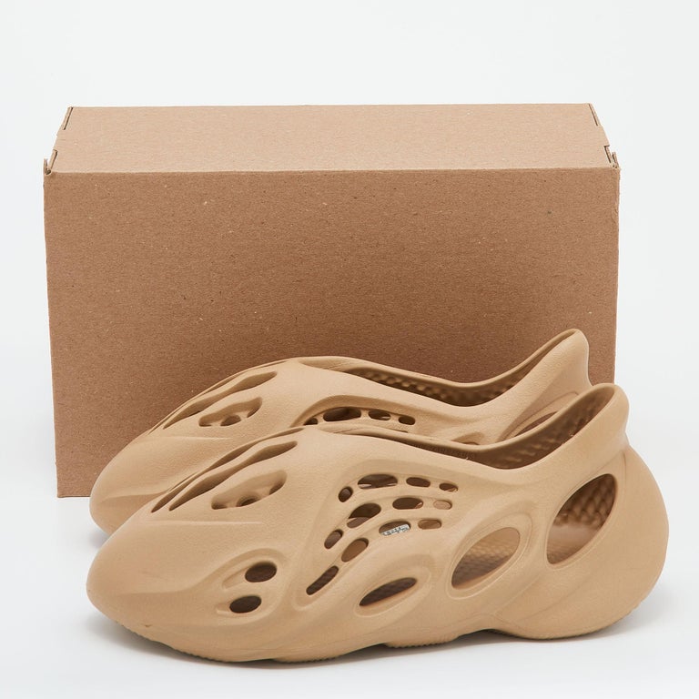 Yeezy x Adidas Ochre Rubber Foam RNNR Sneakers Size 43 at 1stDibs