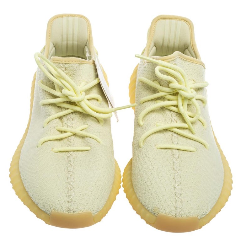 Yeezy x Adidas Pastel Green Knit Fabric Boost 350 V2 Sneakers Size 44 ...