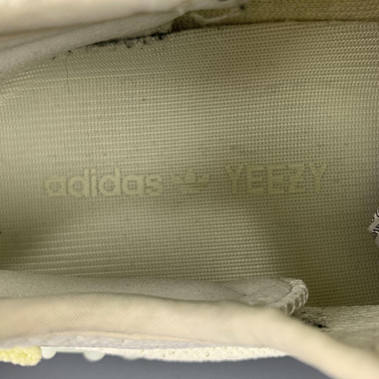YEEZY X ADIDAS Size 12 Butter Yellow Solid Nylon Lace Up Sneakers at ...