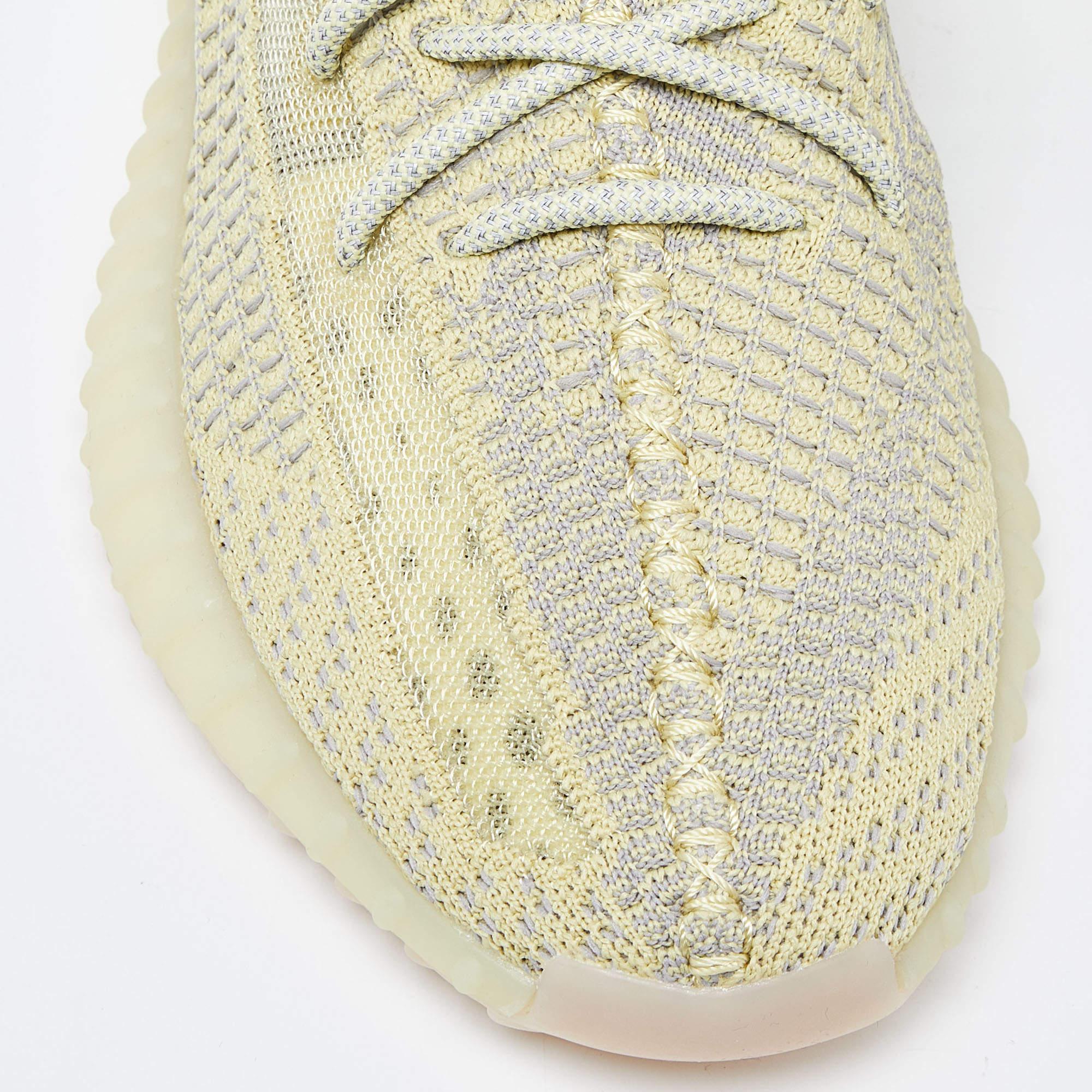 Yeezy x Adidas Yellow/Grey Knit Fabric Boost 350 V2 Antlia Non ...
