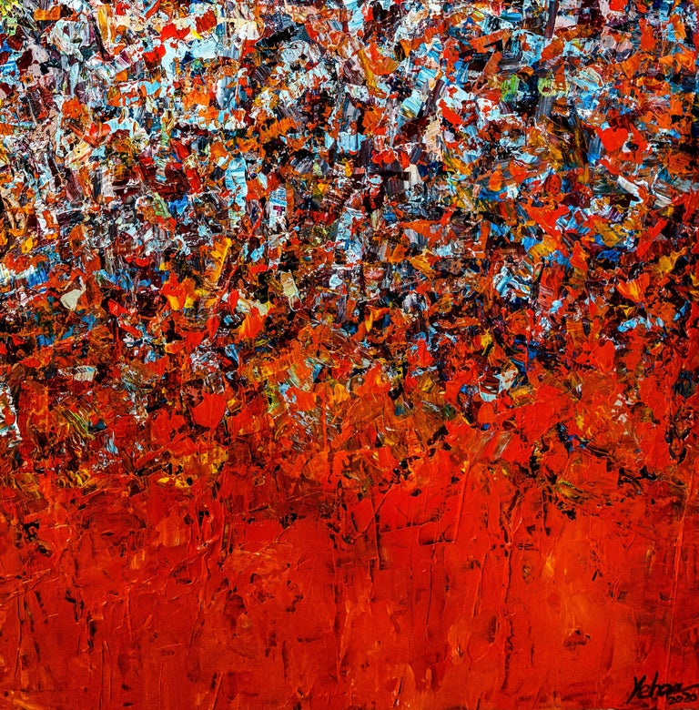 Yehan Wang - CitySurface-O1003, Painting, Acrylic on Canvas For Sale at 1stDibs