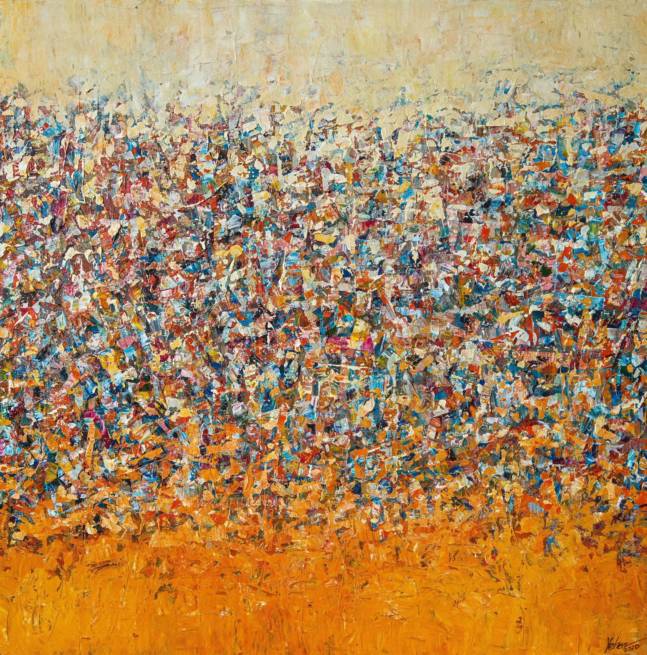 Yehan Wang - "J1011", Painting, Acrylic on Canvas For Sale at 1stDibs