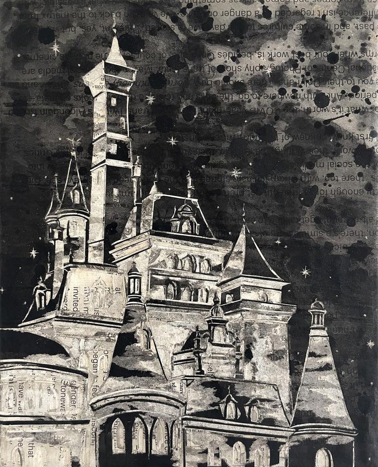 Yeji Moon - Beauty and the Beast - Castle in the Night For Sale at 1stDibs