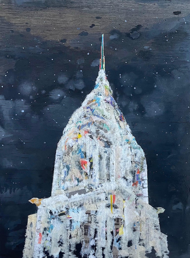 Yeji Moon - Chrysler Building at Night For Sale at 1stDibs