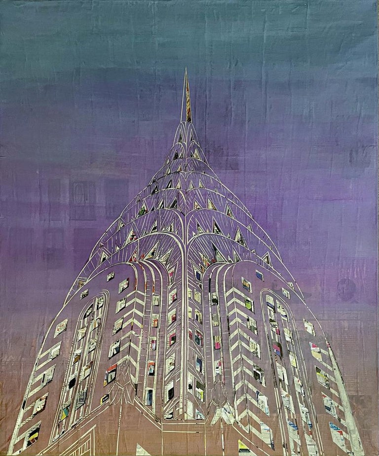 Yeji Moon - Chrysler Building at Sunset For Sale at 1stDibs