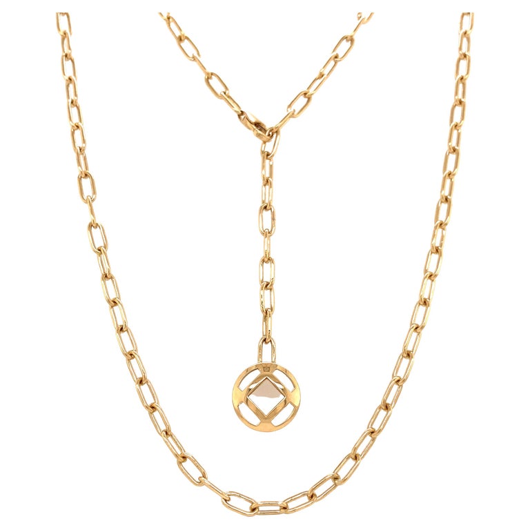 Yellow 18 Karat Cartier Pasha Chain For Sale at 1stDibs