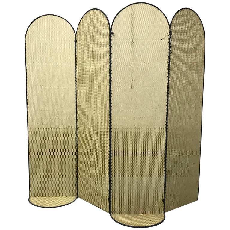 Yellow and Black Room Divider For Sale at 1stDibs
