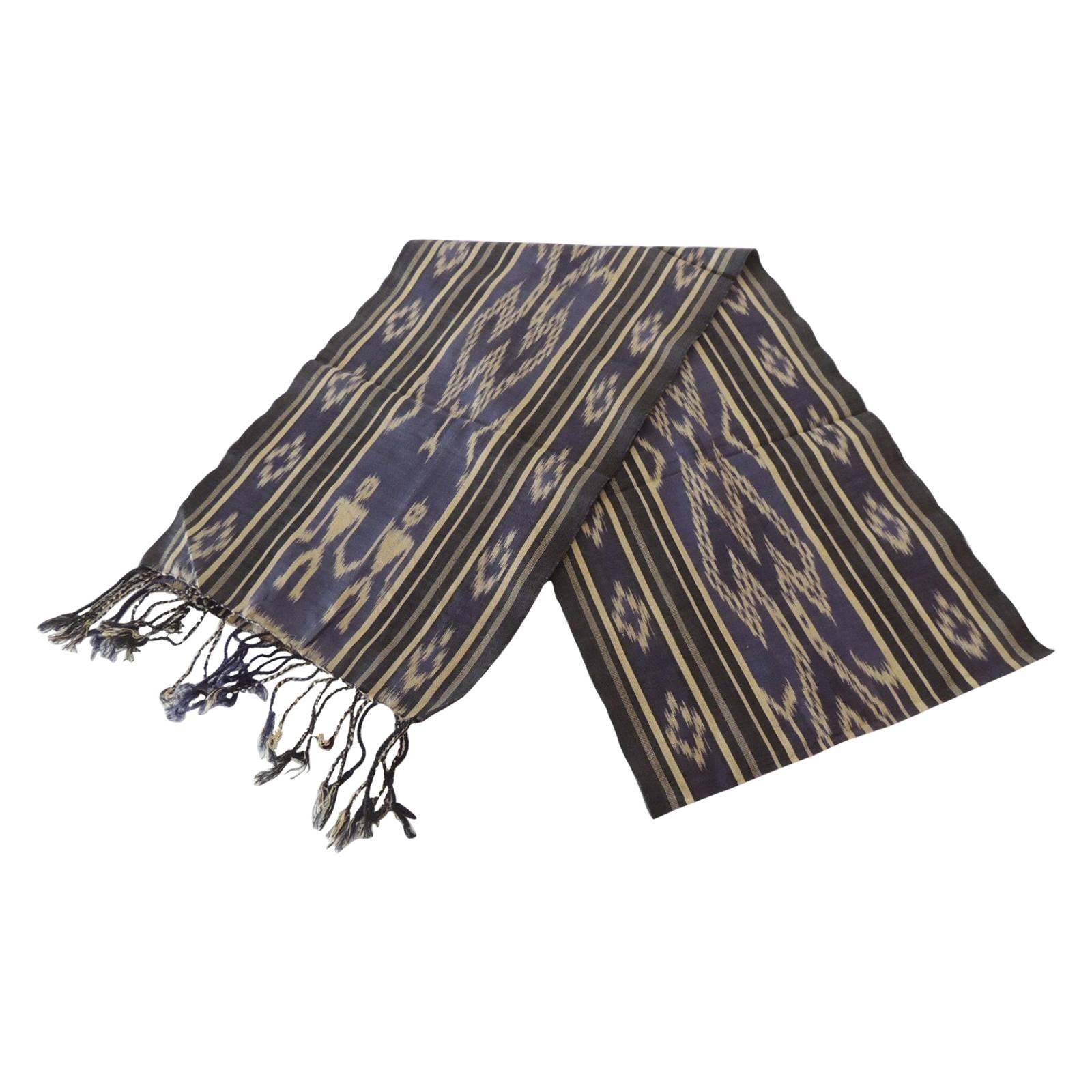 Yoruba Adire Oniko Indigo Textile at 1stDibs