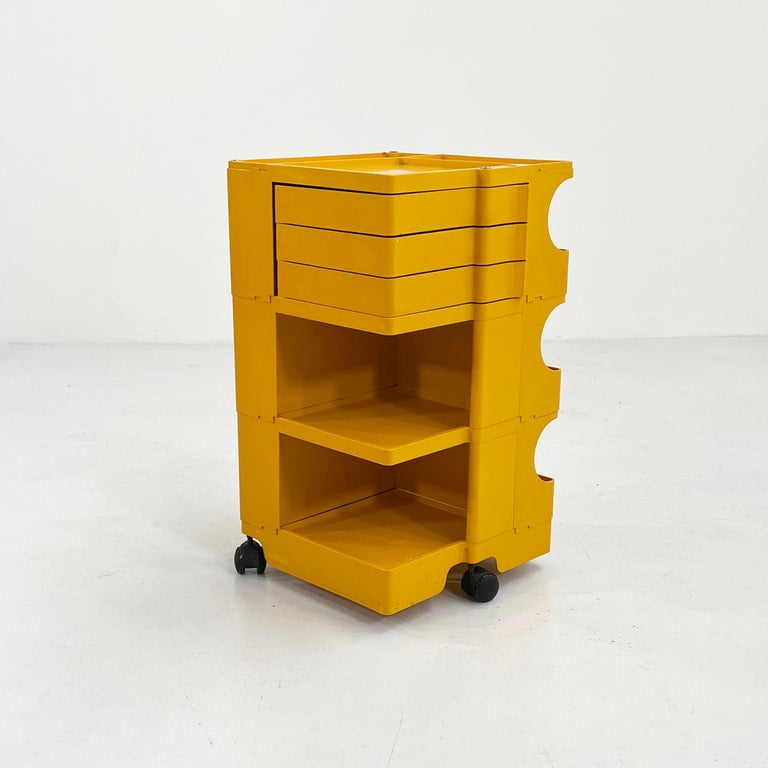 Yellow Boby Trolley by Joe Colombo for Bieffeplast, 1960s For Sale at ...