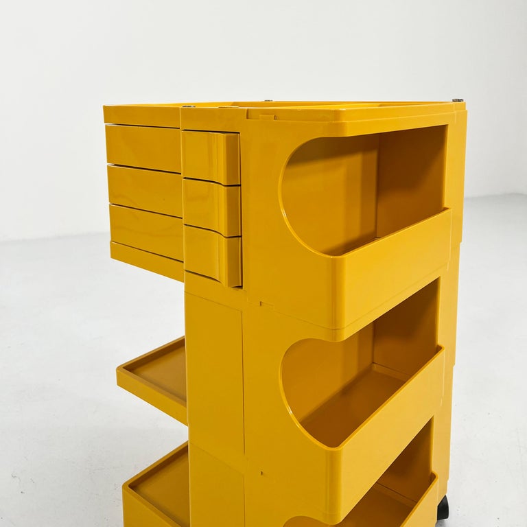 Yellow Boby Trolley by Joe Colombo for Bieffeplast, 1960s For Sale at ...