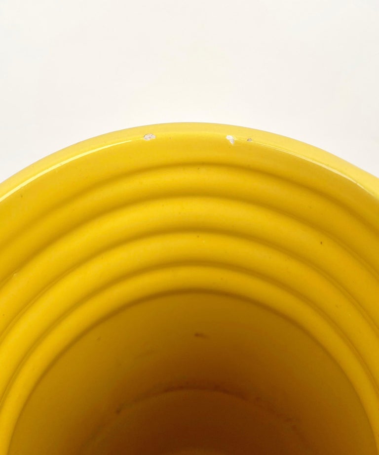 Yellow Ceramic Cylindric Vase by Il Picchio, Italy, 1960s For Sale at ...