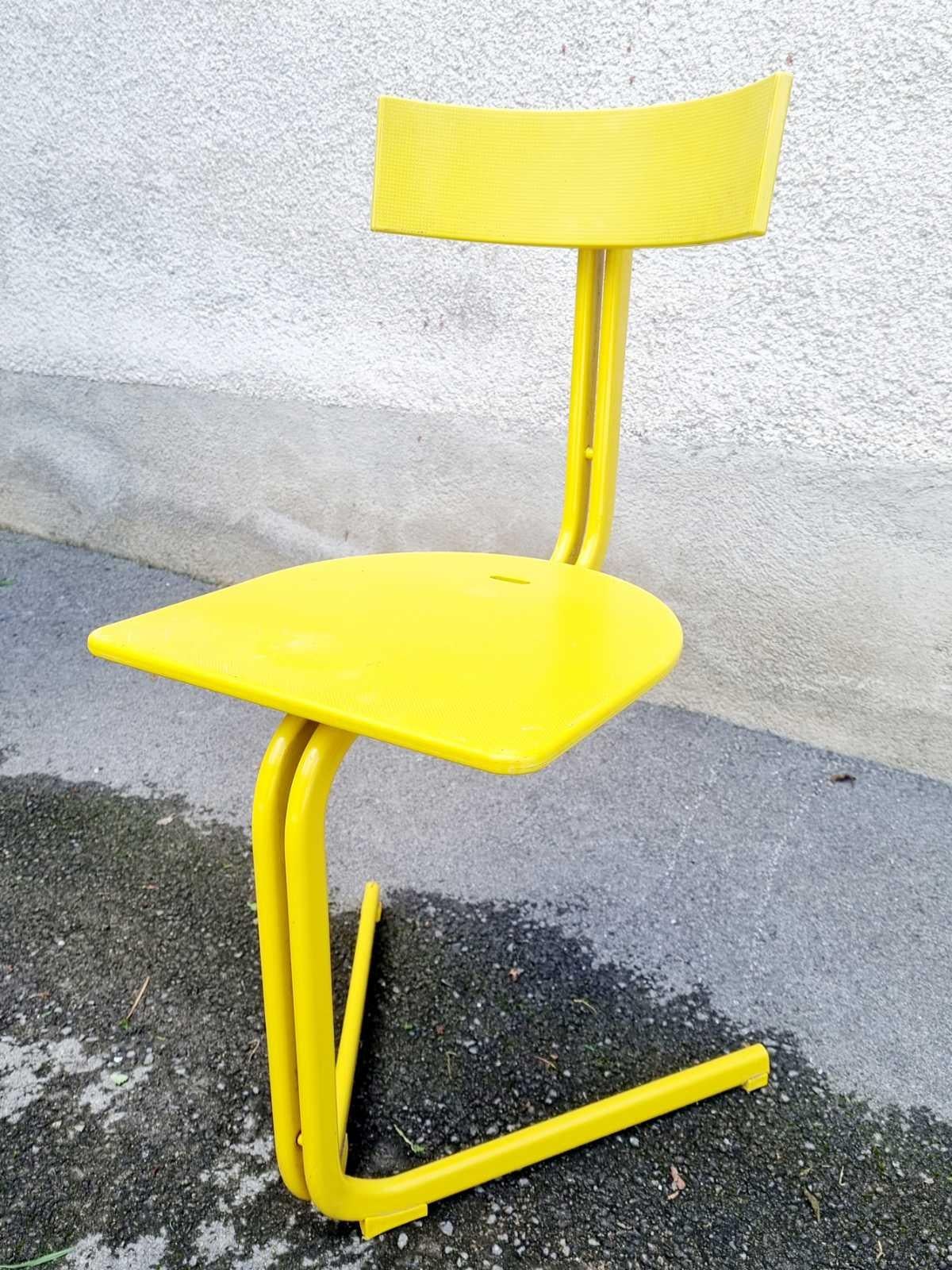 Yellow Desk Chair Model Vipera Designed by Luca Leonori for Pallucco ...