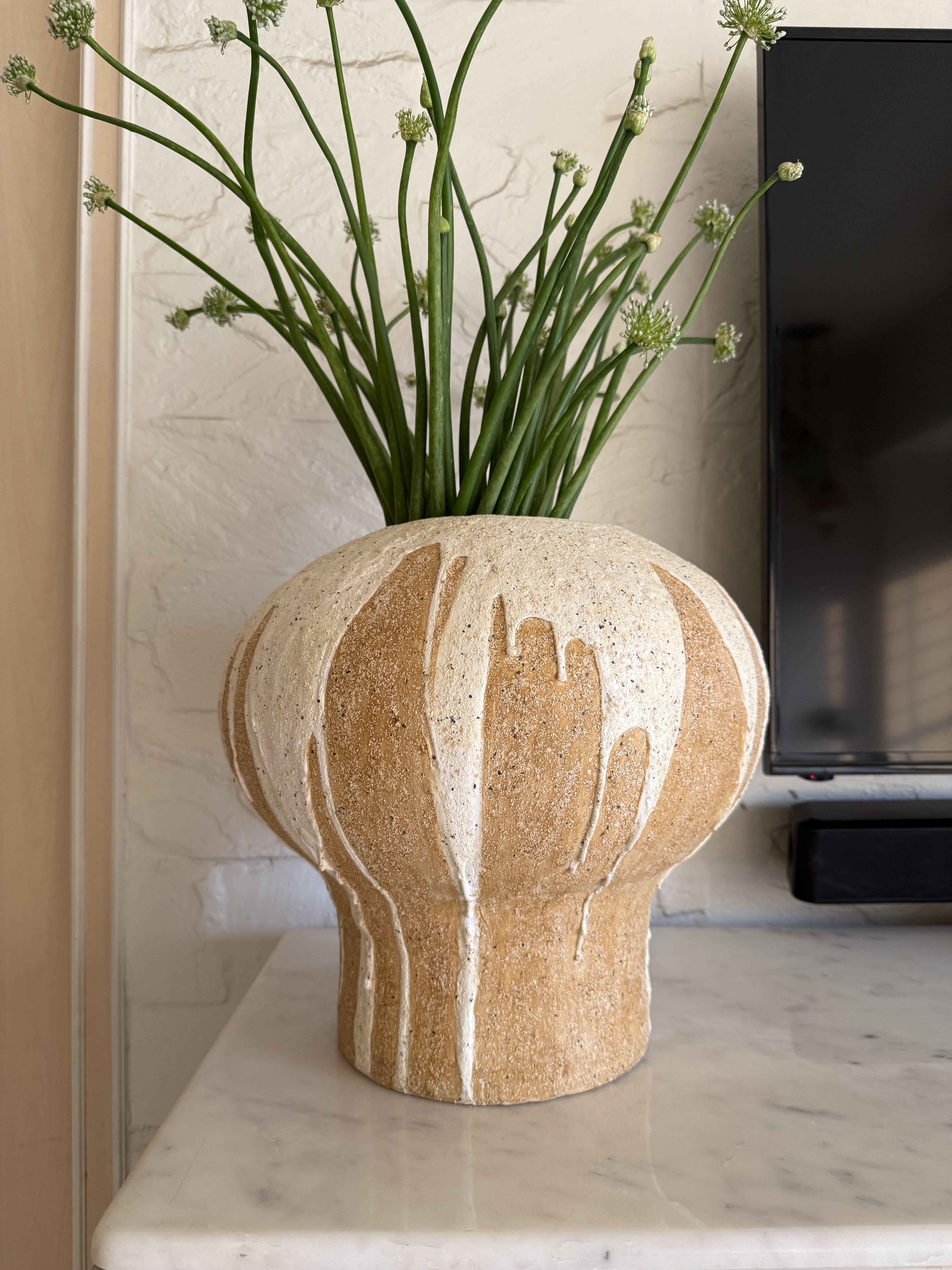 Yellow Drip Pot by Deetee Home For Sale at 1stDibs