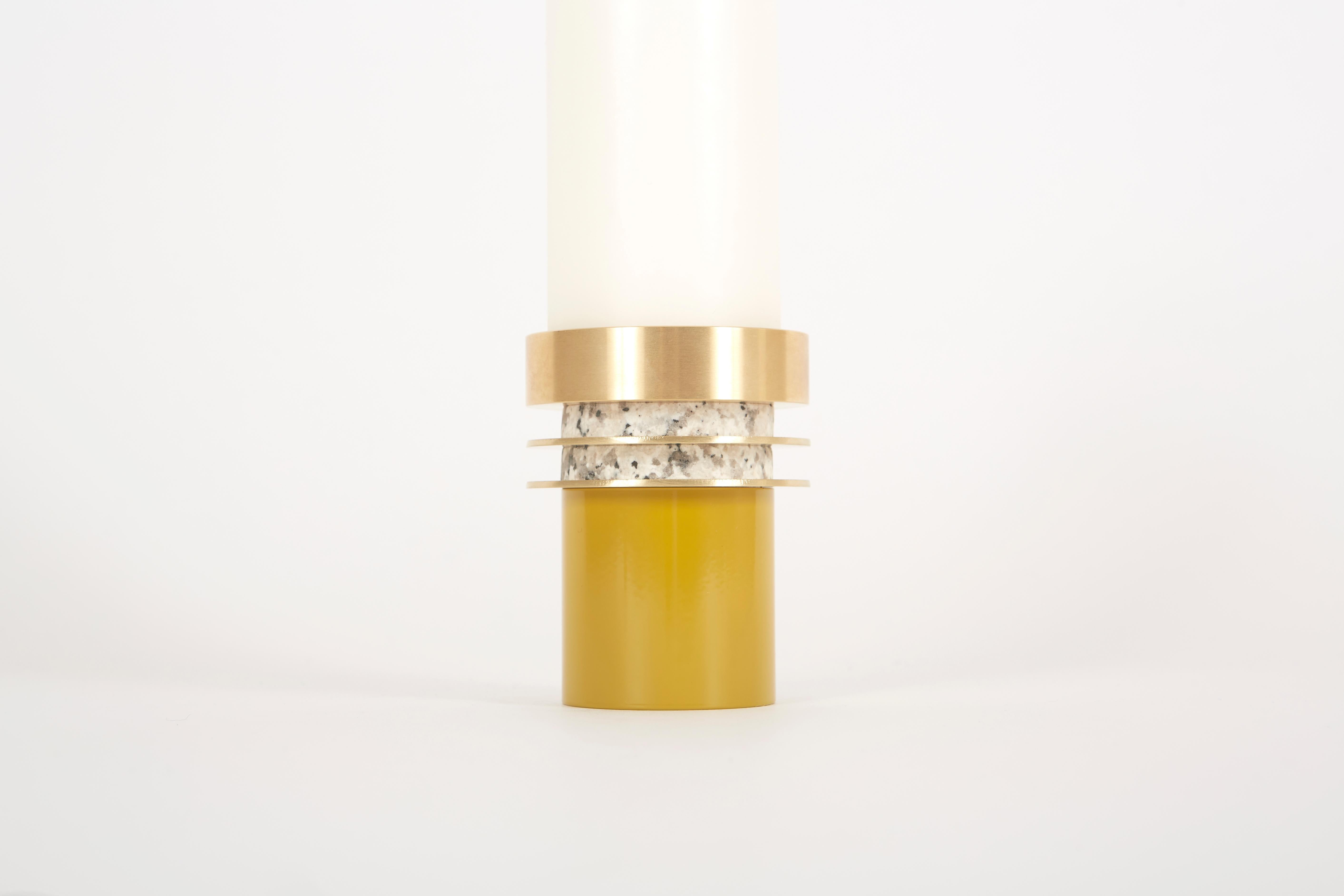 21th C Yellow Eros Granit Candle Holder by French Designer Marine ...