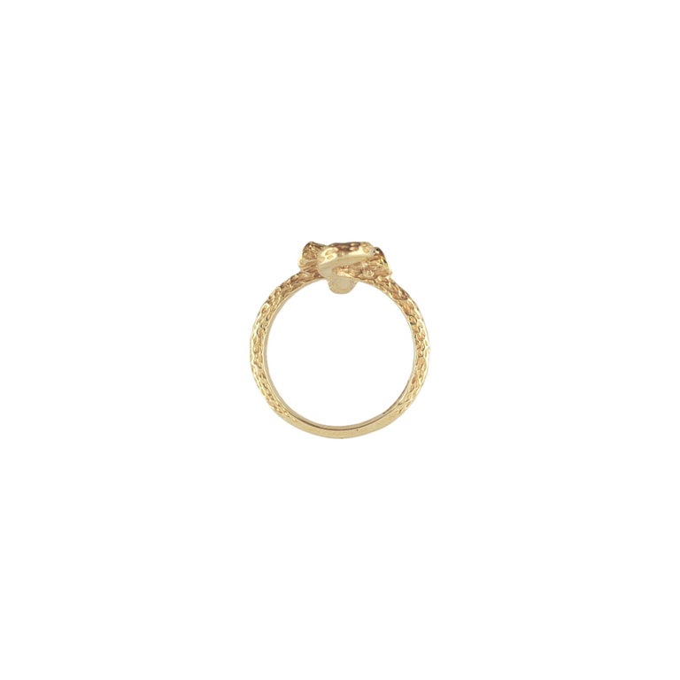 Yellow Gold 10K Ankh Key of Life Ring For Sale at 1stDibs
