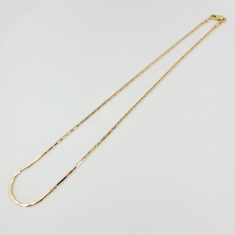 Yellow Gold Articulated Chain For Sale at 1stDibs