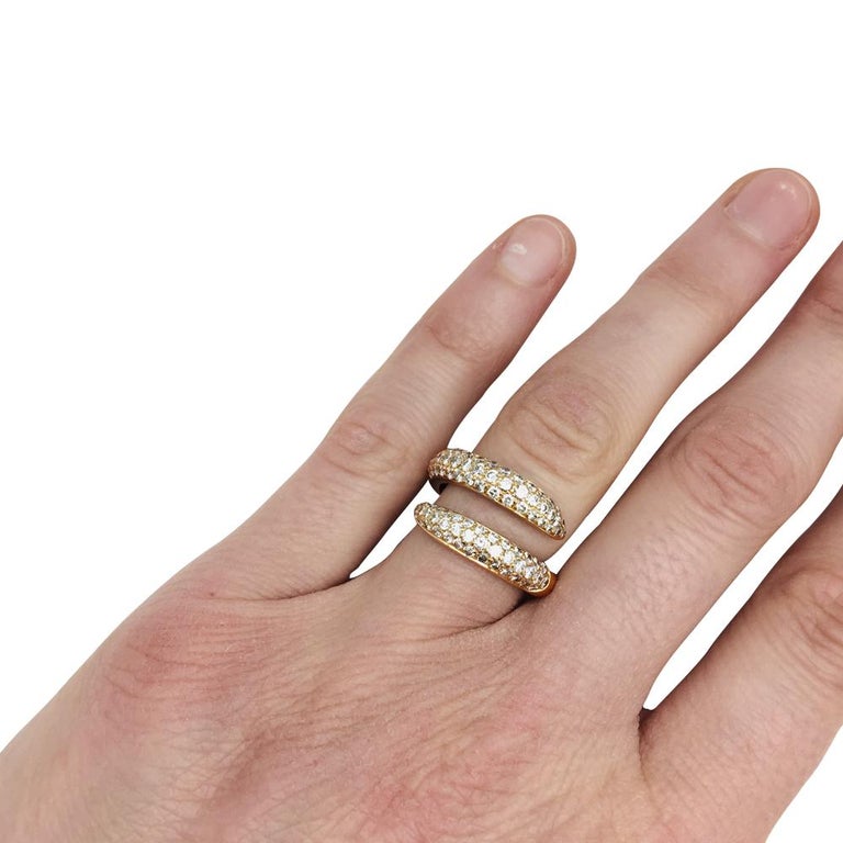 Yellow Gold Chaumet Rings "Tango" Collection, Diamonds at 1stDibs ...