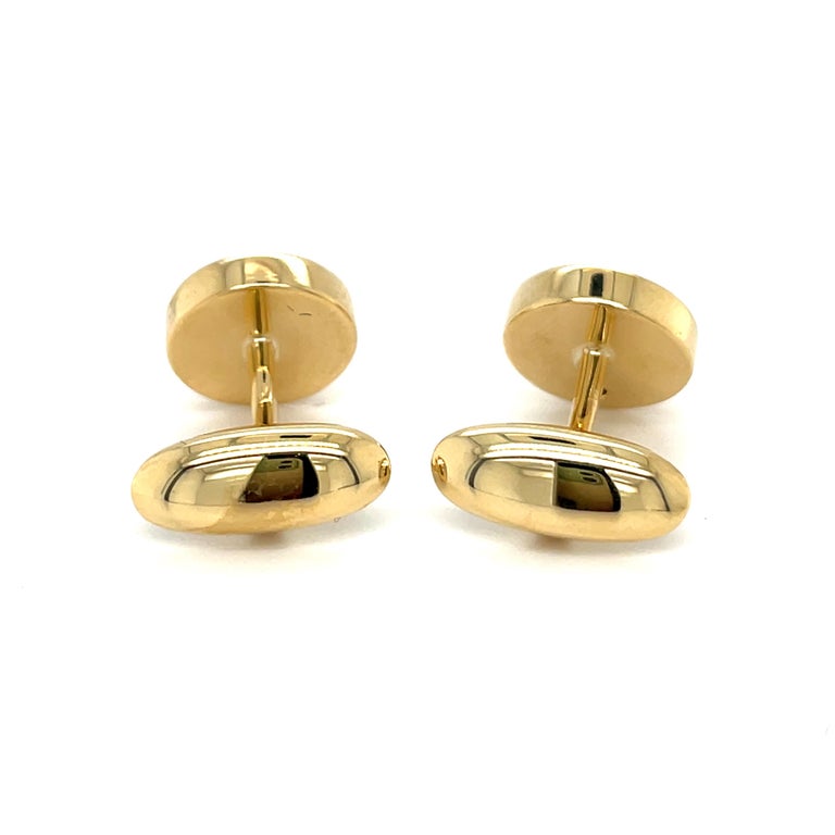 Yellow Gold Cufflinks For Sale at 1stDibs
