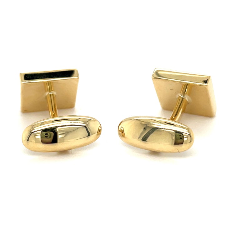 Yellow Gold Cufflinks For Sale at 1stDibs
