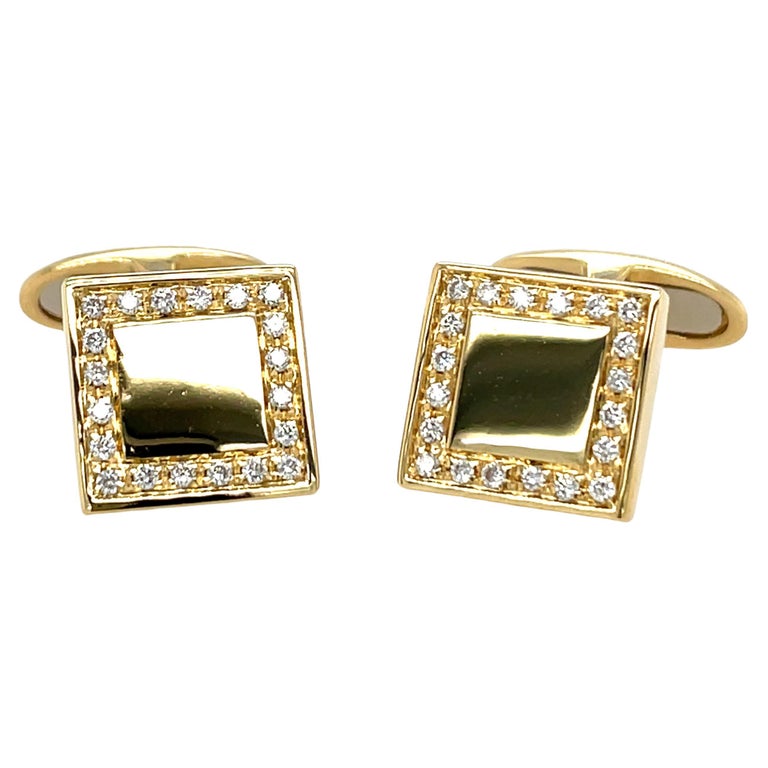 Yellow Gold Cufflinks For Sale at 1stDibs