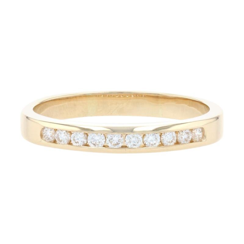 Customizable Yellow Gold Diamond Enhancer Wedding Band, 14k Round ...