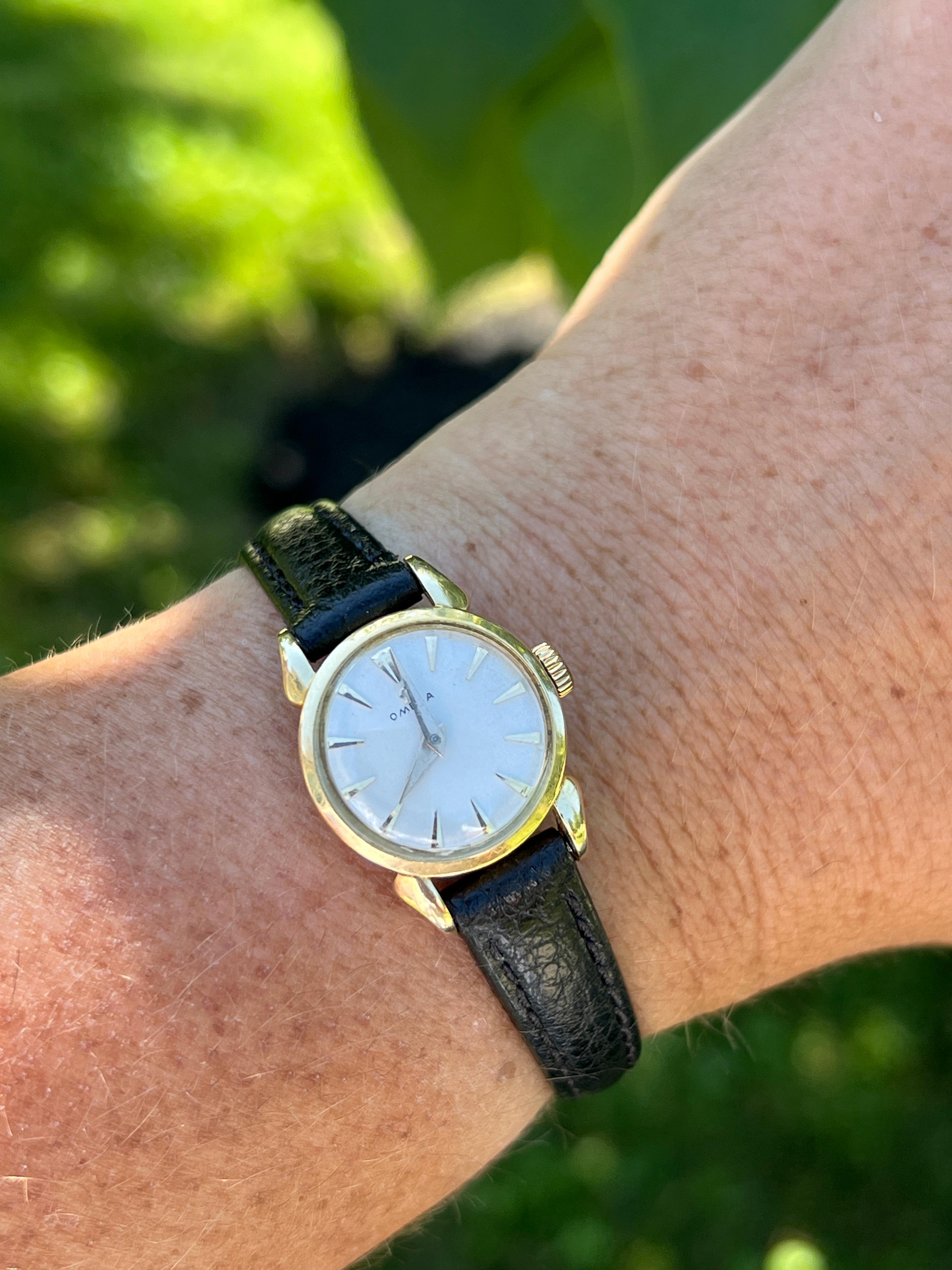Yellow Gold Filled Omega Wrist Watch For Sale At 1stDibs Yellow Gold Filled Omega Wrist Watch For Sale At 1stDibs