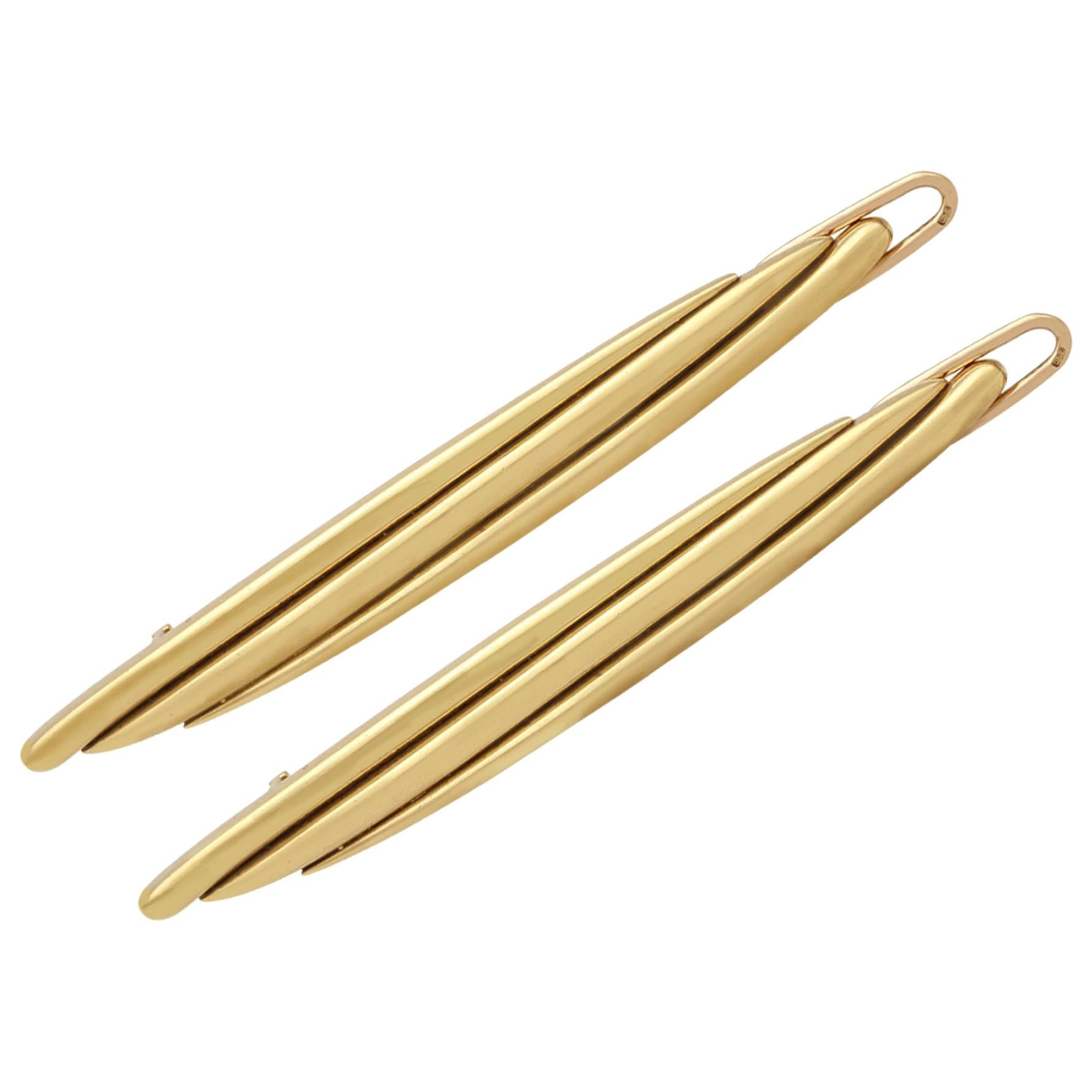 CARTIER Figural Wishbone Money Clip at 1stDibs