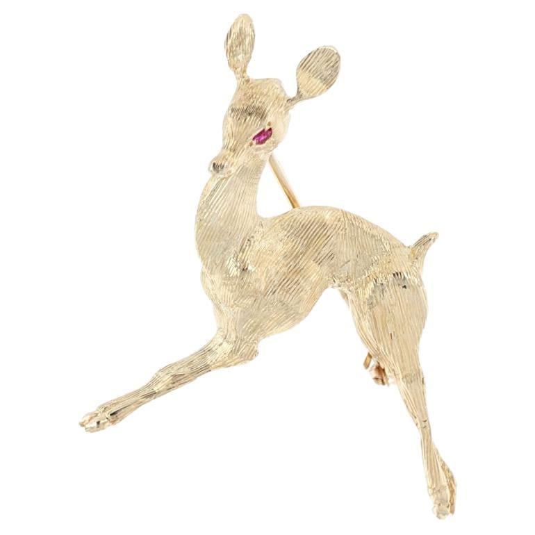 Deer Brooch - 10 For Sale on 1stDibs | deer arrow brooches, deer arrow ...