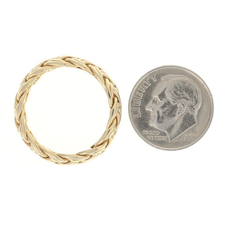 Customizable Yellow Gold Sailor's Knot Statement Band, 14k Nautical ...