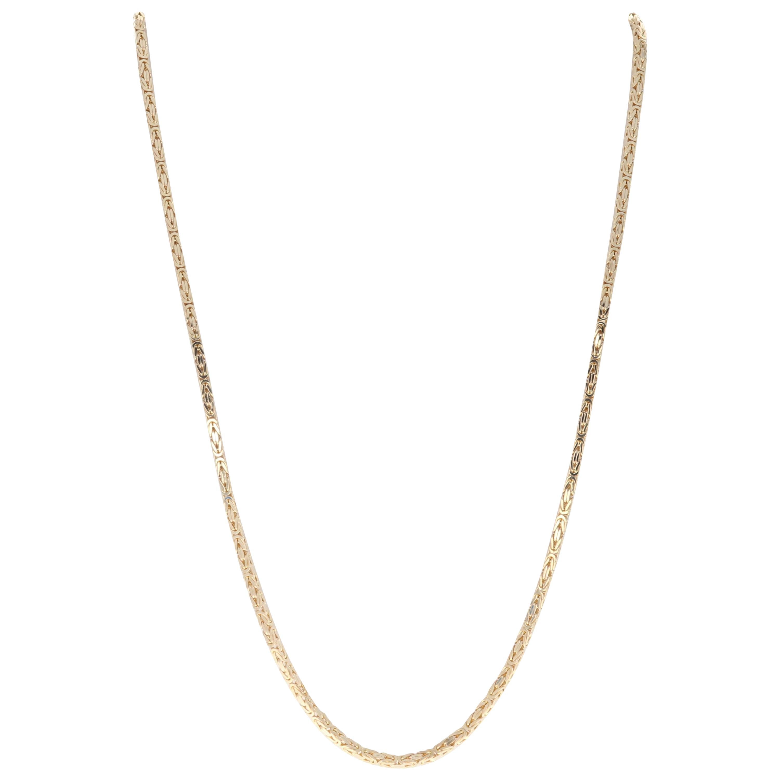 Square Chain Necklace at 1stDibs