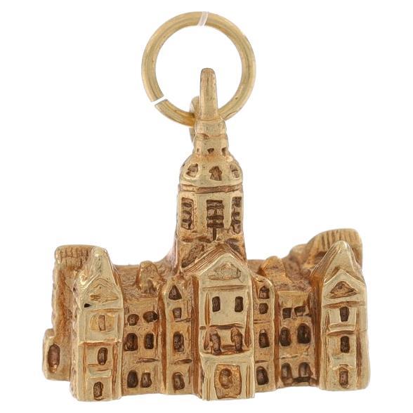 Yellow Gold Vintage New Brunswick Legislative Assembly Building Charm ...