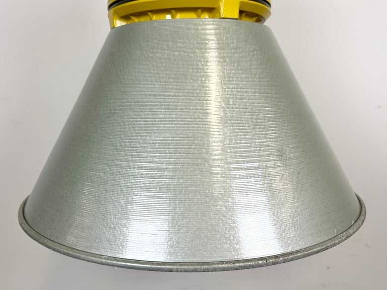 Yellow Industrial Explosion Proof Lamp with Aluminium Shade, 1990s For ...