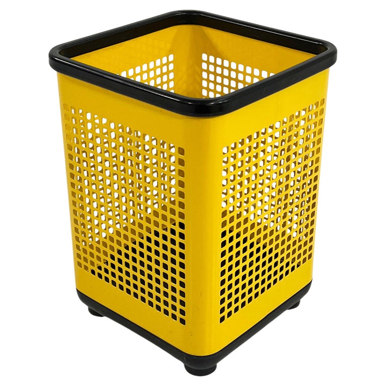 Yellow Paper Bin from Neolt, 1980s For Sale at 1stDibs