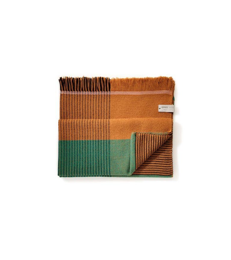 Yellow Plaid Ruana by Sebastian Herkner For Sale at 1stDibs