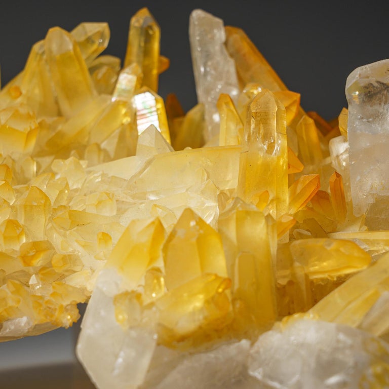 Natural Genuine Yellow Quartz with Danburite from Mexico For Sale at ...