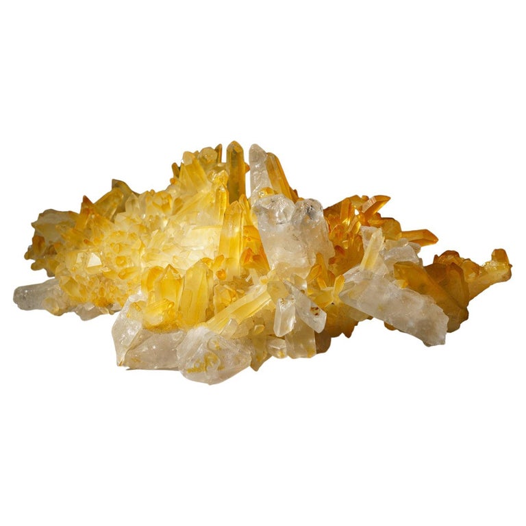 Natural Genuine Yellow Quartz with Danburite from Mexico For Sale at ...