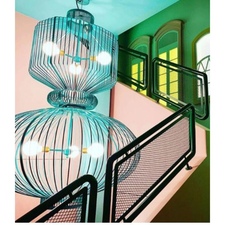 Yellow Revolution Suspension Lamp by Dooq For Sale at 1stDibs