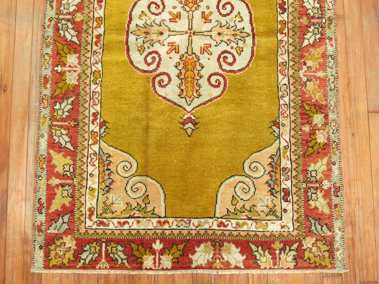 Yellow Rug Made in Turkey For Sale at 1stDibs | rug made in turkey ...