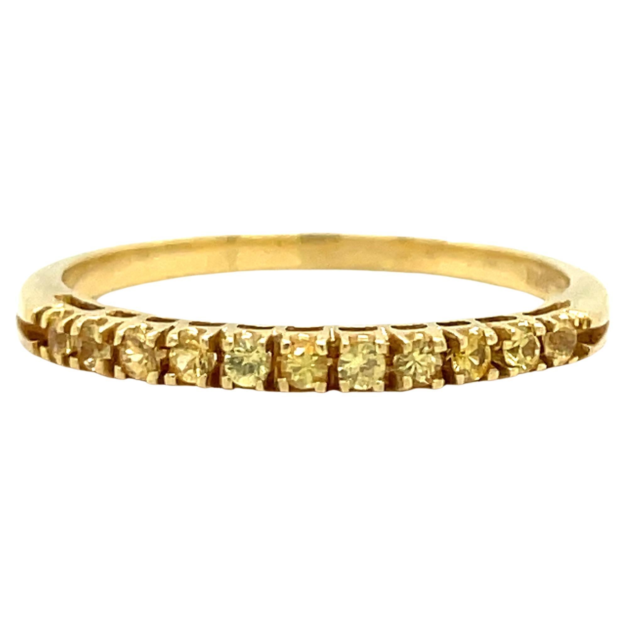 18k Yellow Gold Multiple Texture Rings Band For Sale at 1stDibs