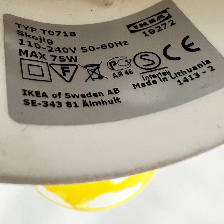 Yellow Skojig Cloud Pendant Lamp by Henrik Preutz for Ikea, 1990s For ...