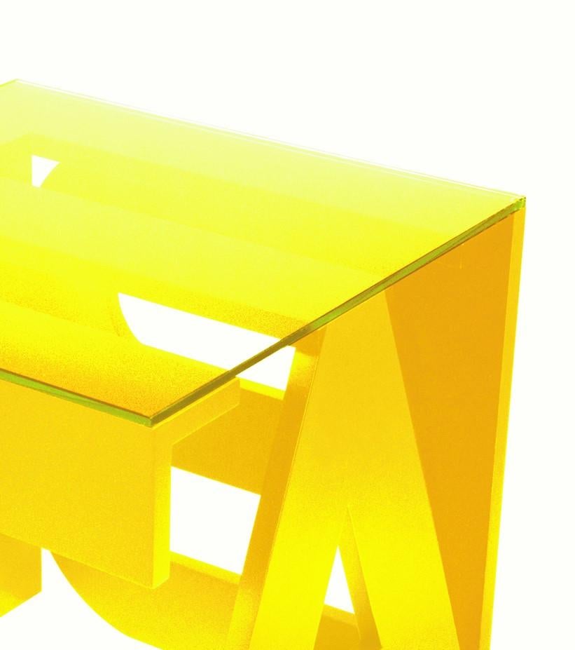 Yellow "Table" Table by Roberta Rampazzo For Sale at 1stDibs