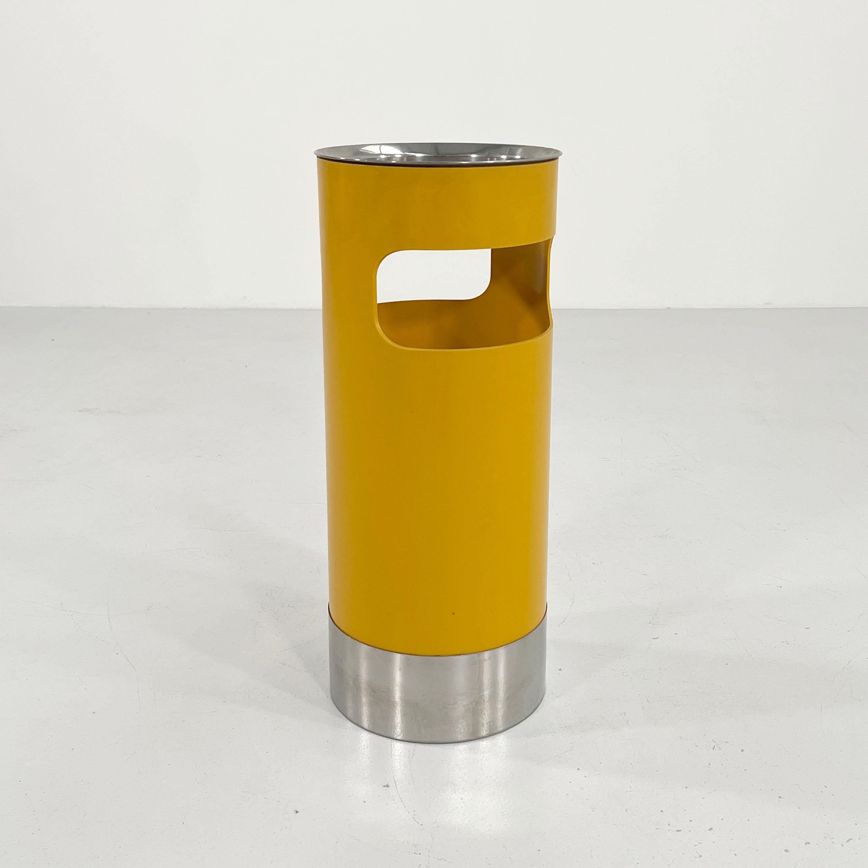 Yellow Umbrella Stand and Ashtray Model 4610 by Gino Colombini for ...