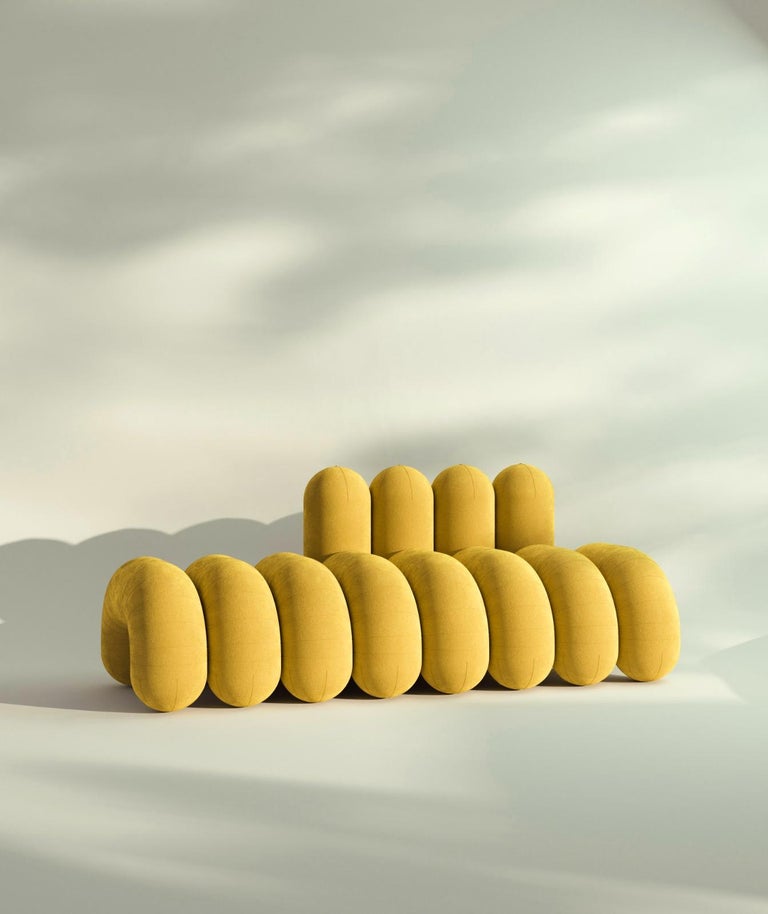 Yellow Waldo W2 Sofa by Pietro Franceschini For Sale at 1stDibs