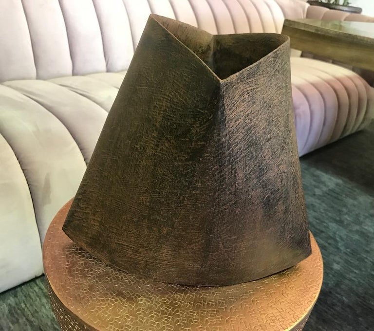 Yeo Byong-Uk Korean Multi-Fired Stoneware Pottery Ceramic Vessel Vase ...