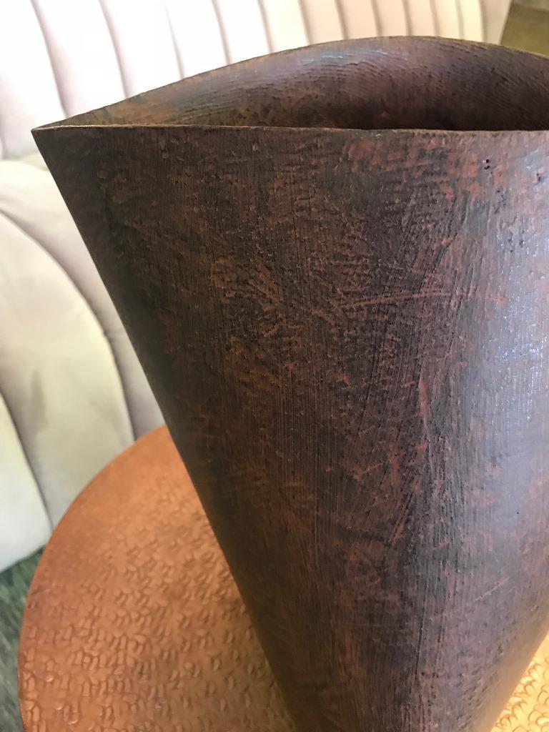 Yeo Byong-Uk Korean Multi-Fired Stoneware Pottery Ceramic Vessel Vase ...