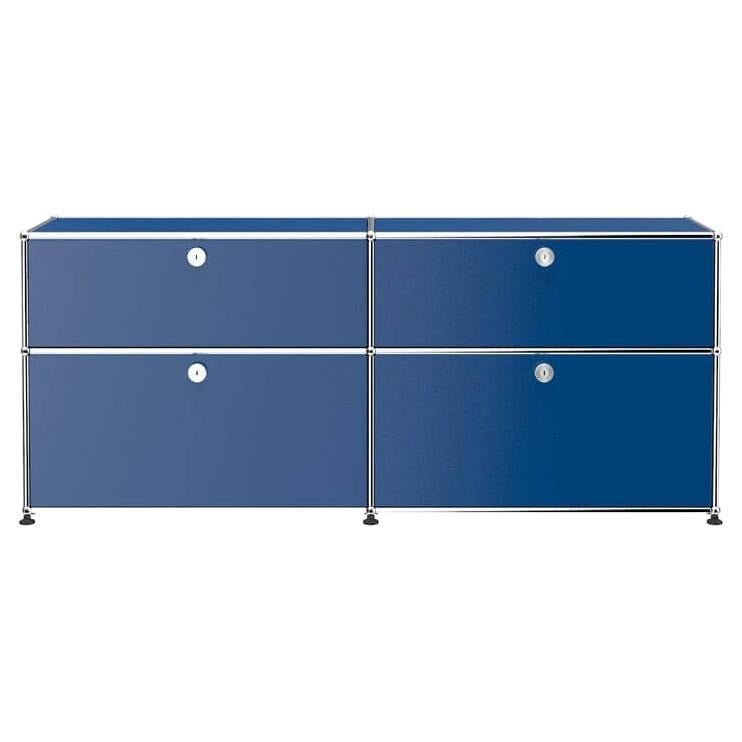 Yerhee USM Gentian blue Haller Credenza E2 Storage System at 1stDibs