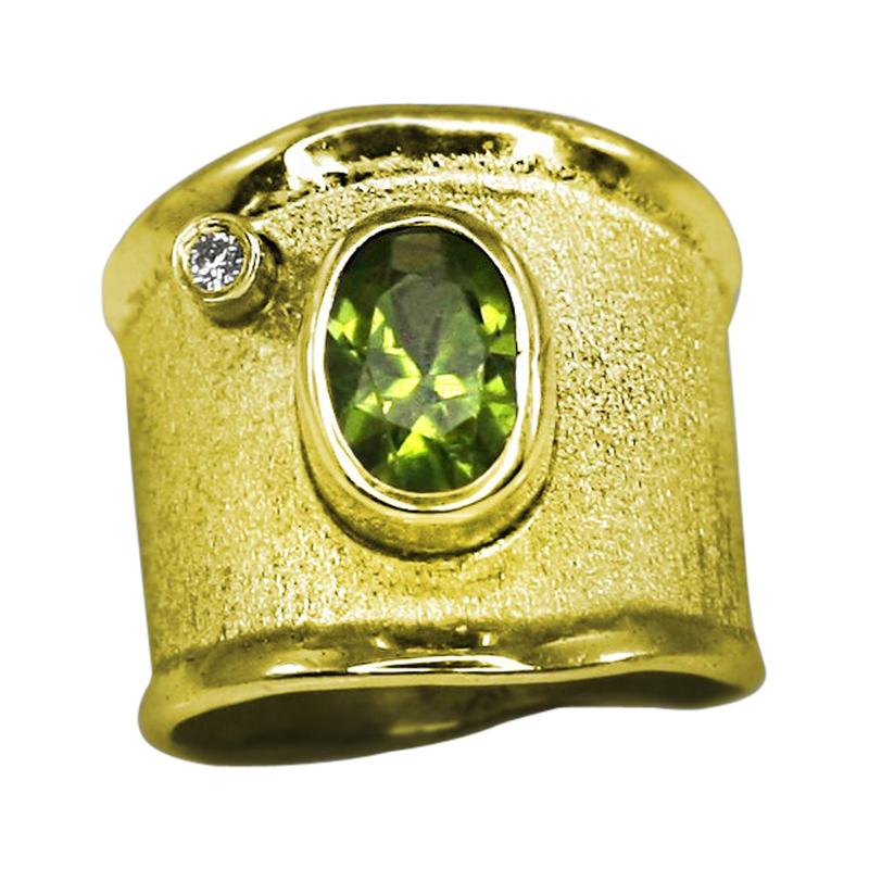 Slane and Slane Peridot Yellow Gold Ring at 1stDibs | slane ring, slane ...