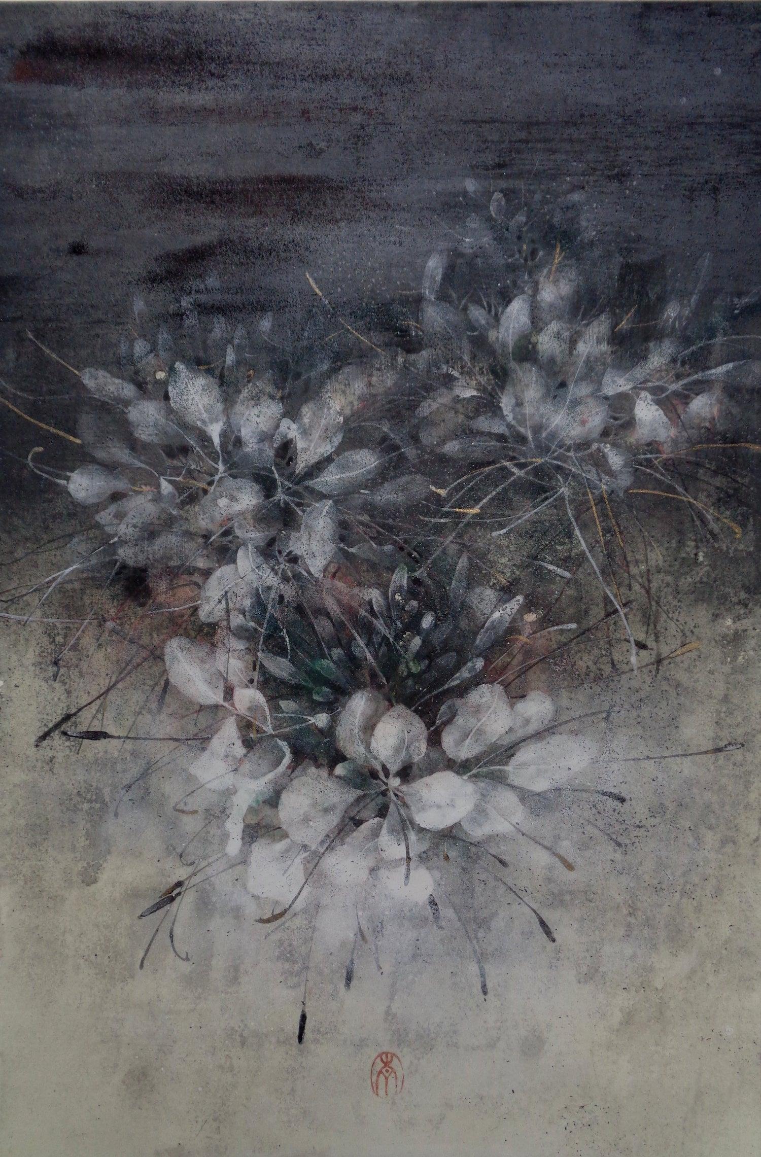 Yiching Chen - Snow of May III by Chen Yiching - Contemporary nihonga ...