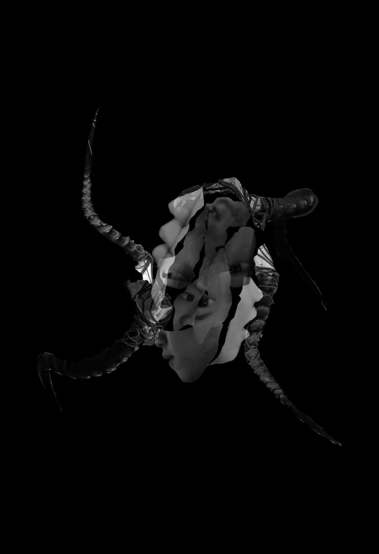 Ying Chen - Fragmented-Untitled 6. Figurative Black and white limited ...