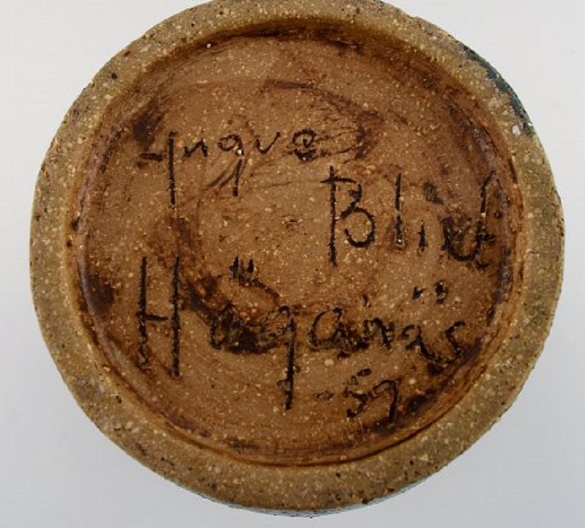 Yngve Blixt for Höganäs, Unique Vase in Glazed Stoneware at 1stDibs ...